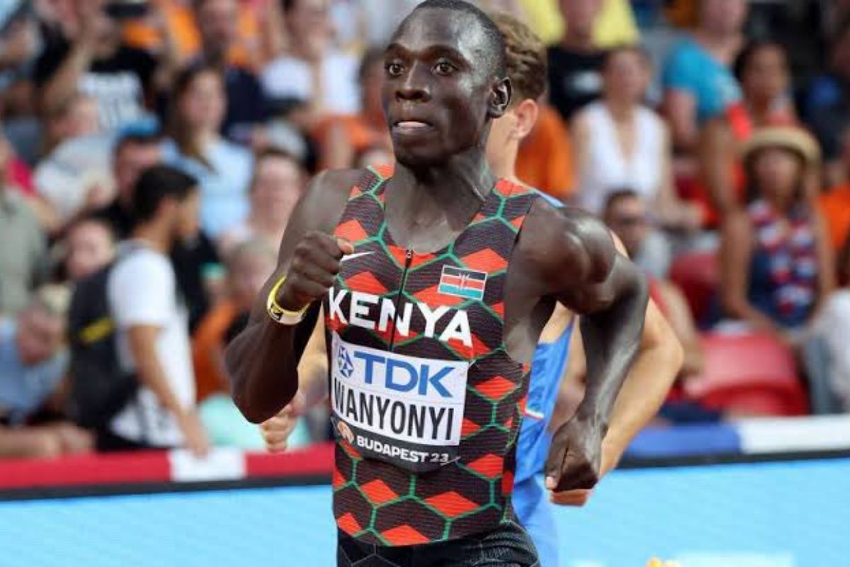 Kenya's sensation Emmanuel Wanyonyi record-breaking mile run ...