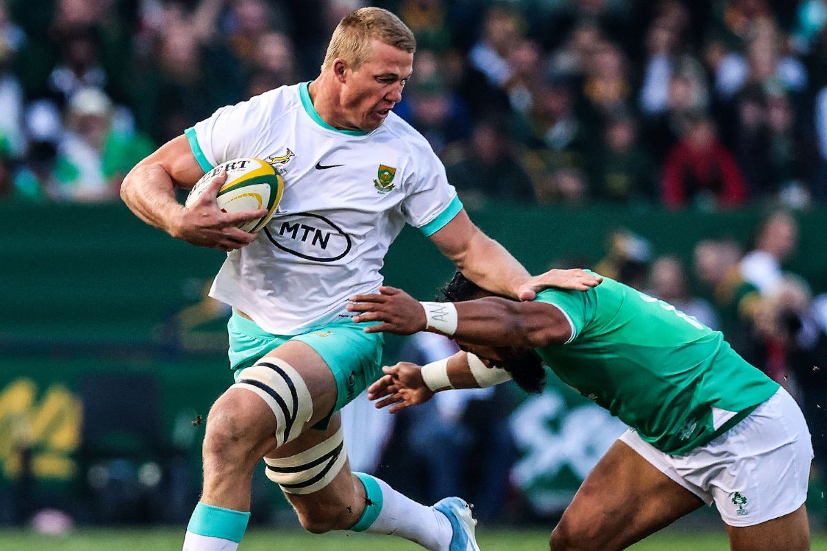South Africa: Flanker Du Toit ready to help Springboks secure series ...