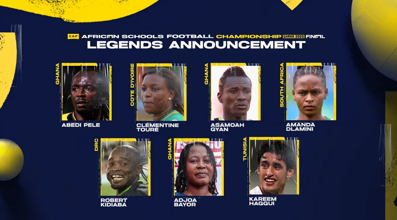 African football greats to guide youngsters at CAF African Schools ...