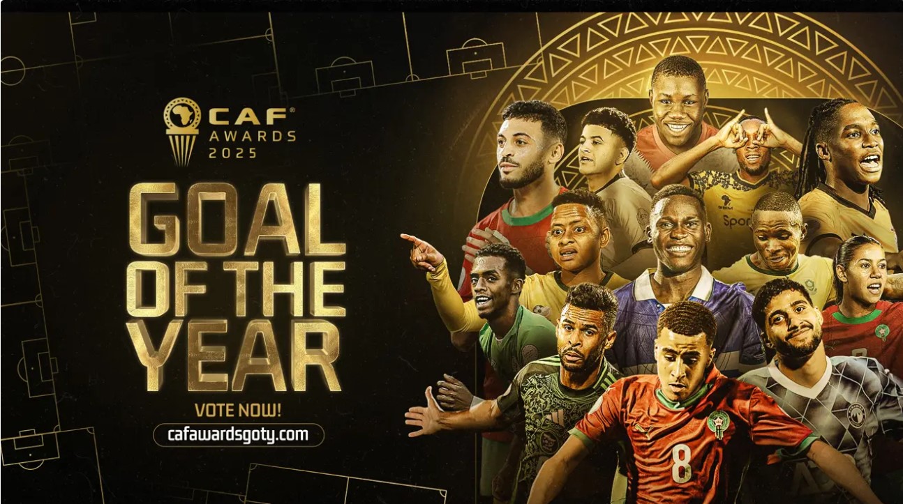 CAF Awards 2025: Goal of the Year shortlist revealed - fans to select ...